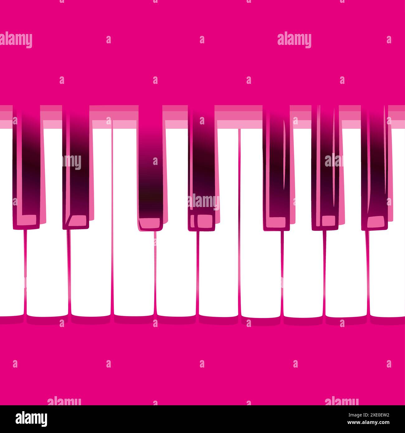 abstract graphic design illustration or poster with piano keys Stock ...