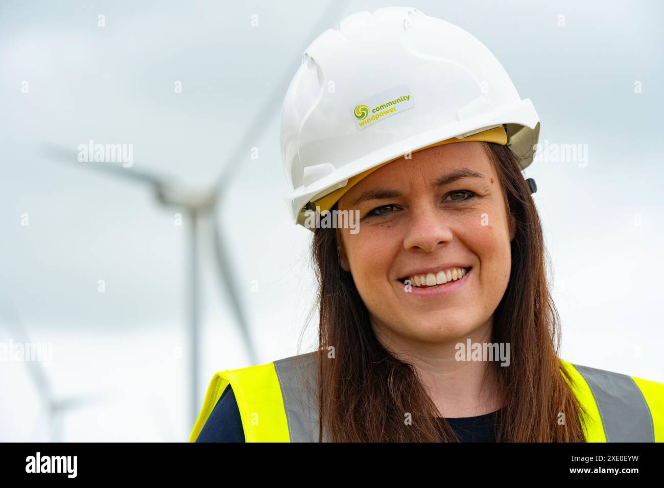 Dunbar, Scotland, UK. 25th June 2024. Deputy First Minister Kate Forbes ...