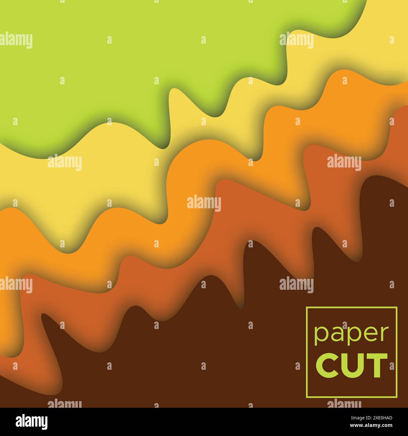 Abstract Background with Paper Cut shapes. Vector illustration Stock ...