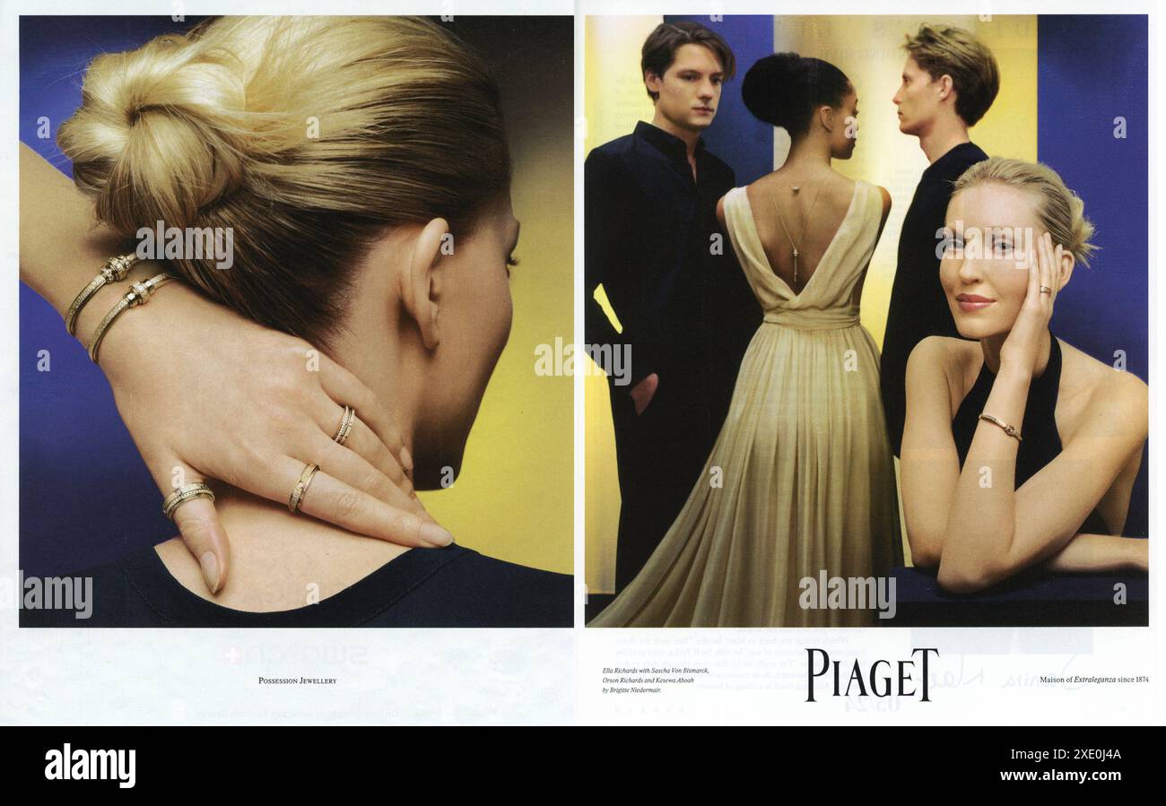 Spring 2024 Women's interest lifestyle fashion magazine advert, USA ...