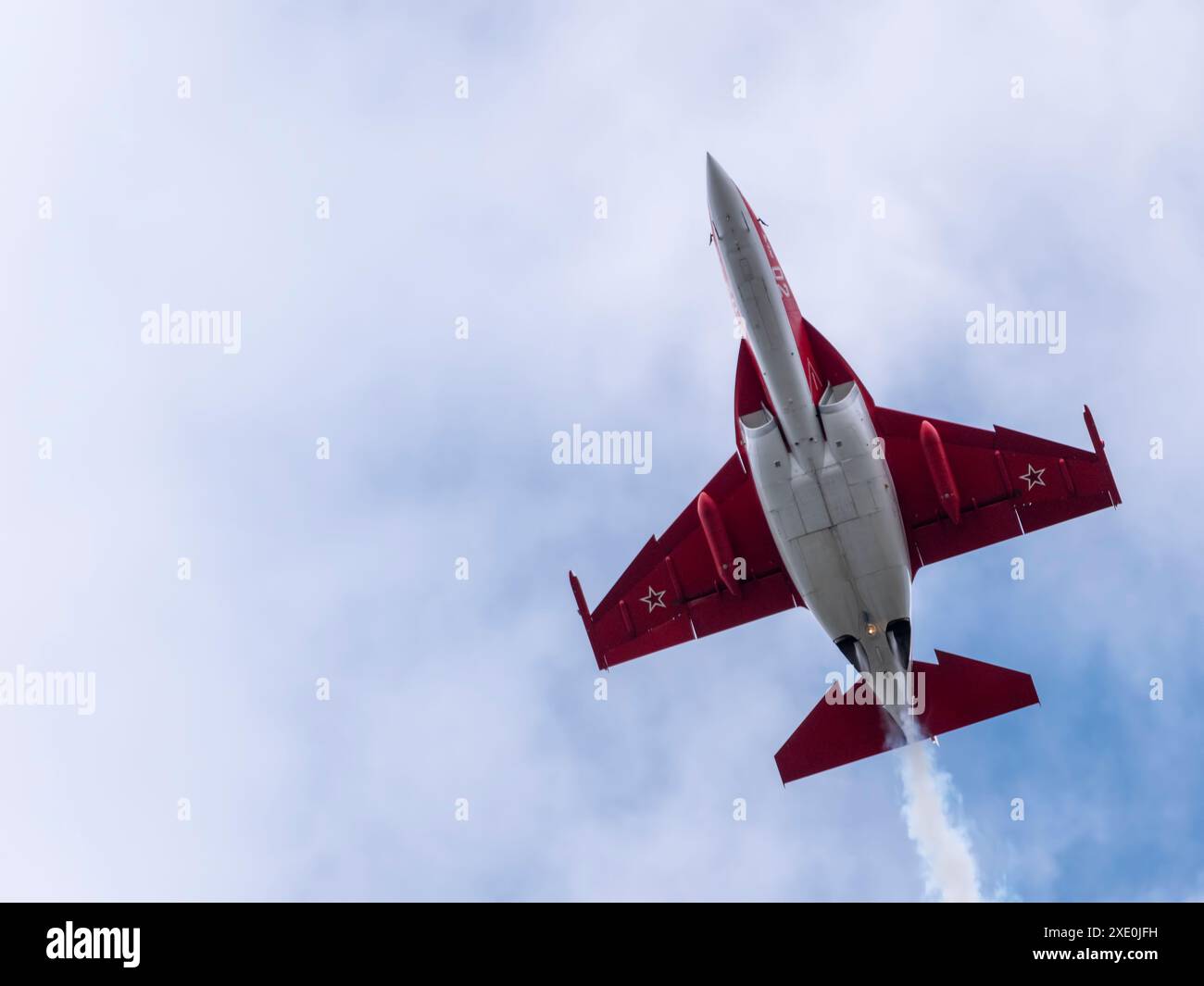 Moscow Russia Zhukovsky Airfield 25 July 2021: aerobatic yak-130 ...