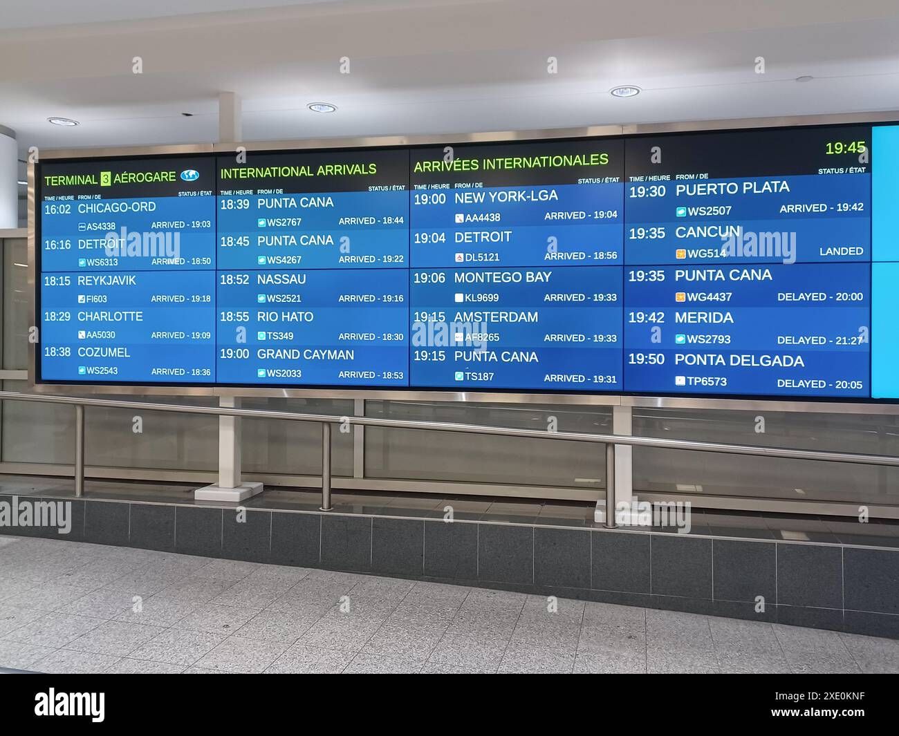Toronto, ON, Canada - June 21, 2024: Inside view of the Toronto Pearson ...