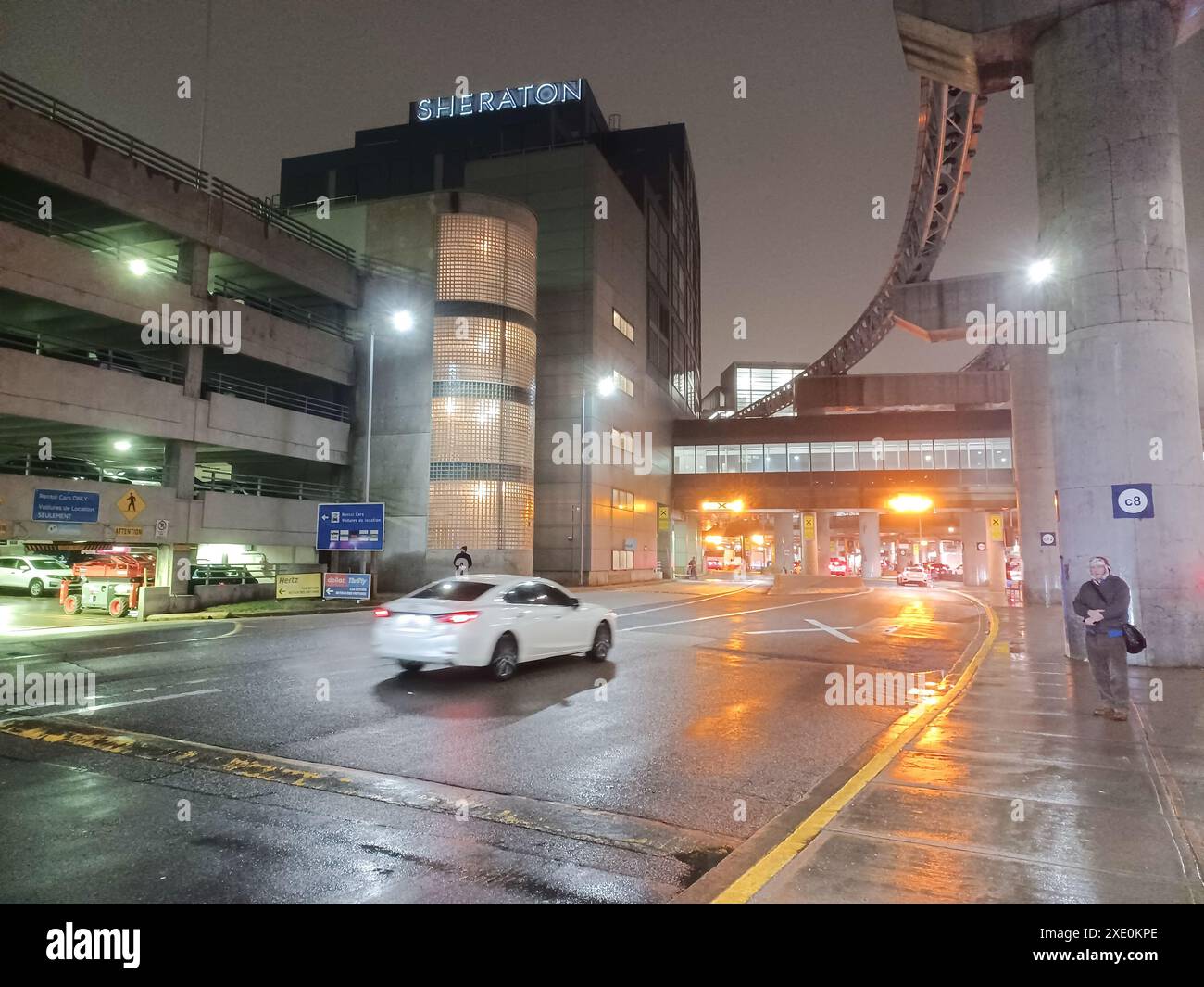 Toronto, ON, Canada - June 21, 2024: Inside view of the Toronto Pearson International Airport ...