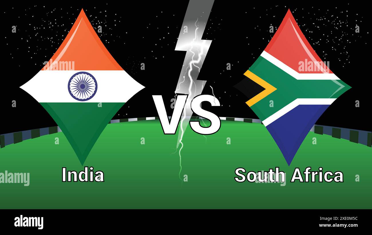 Match Stadium and Sky Stars Thunder Flash with India Vs South Africa ...