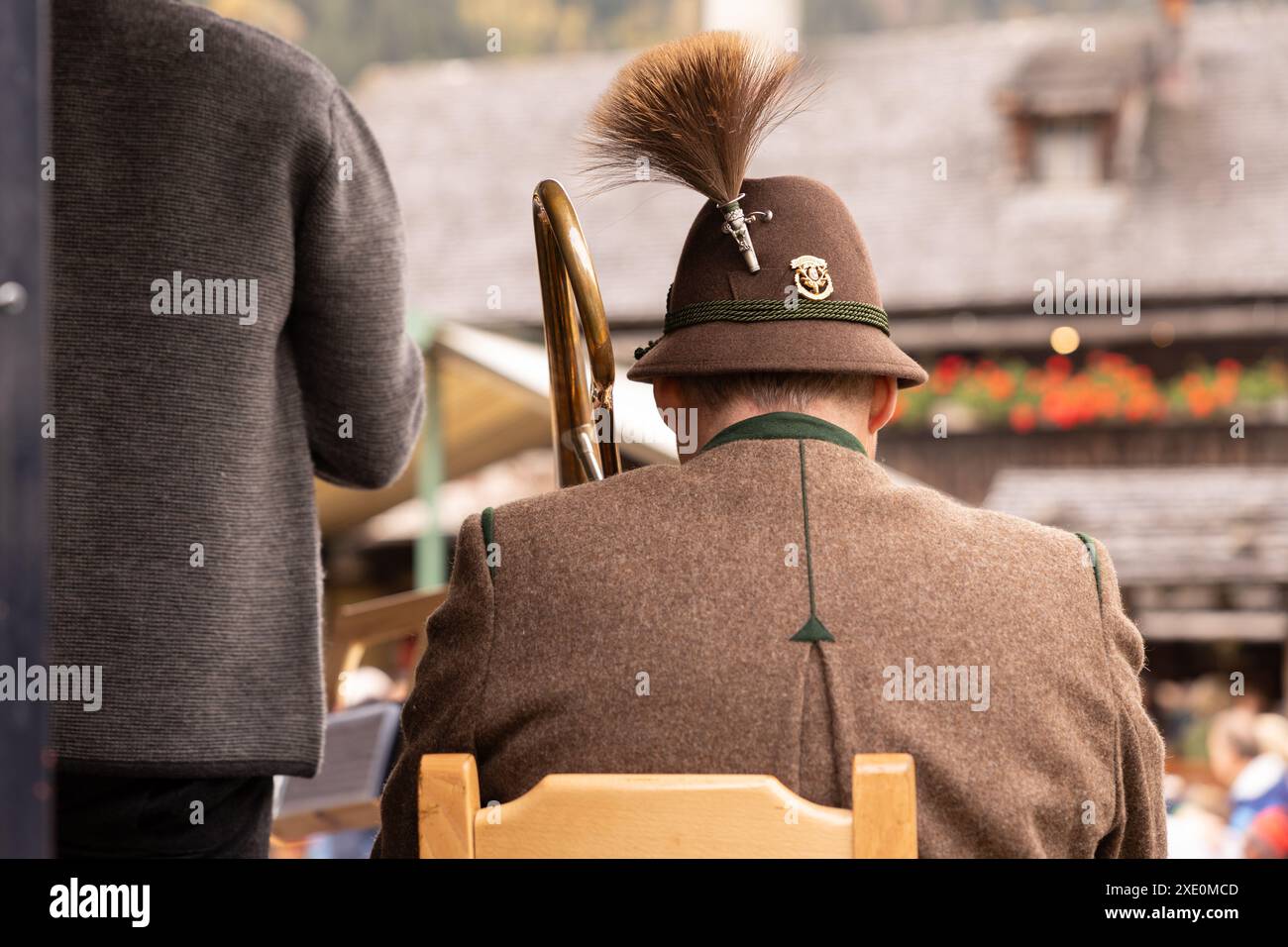Man wearing traditional austrian hat hi-res stock photography and ...