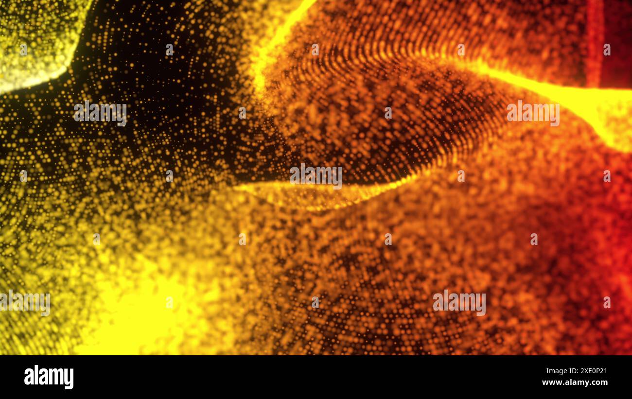 Abstract digital dynamic waves particles hi-res stock photography and images - Alamy