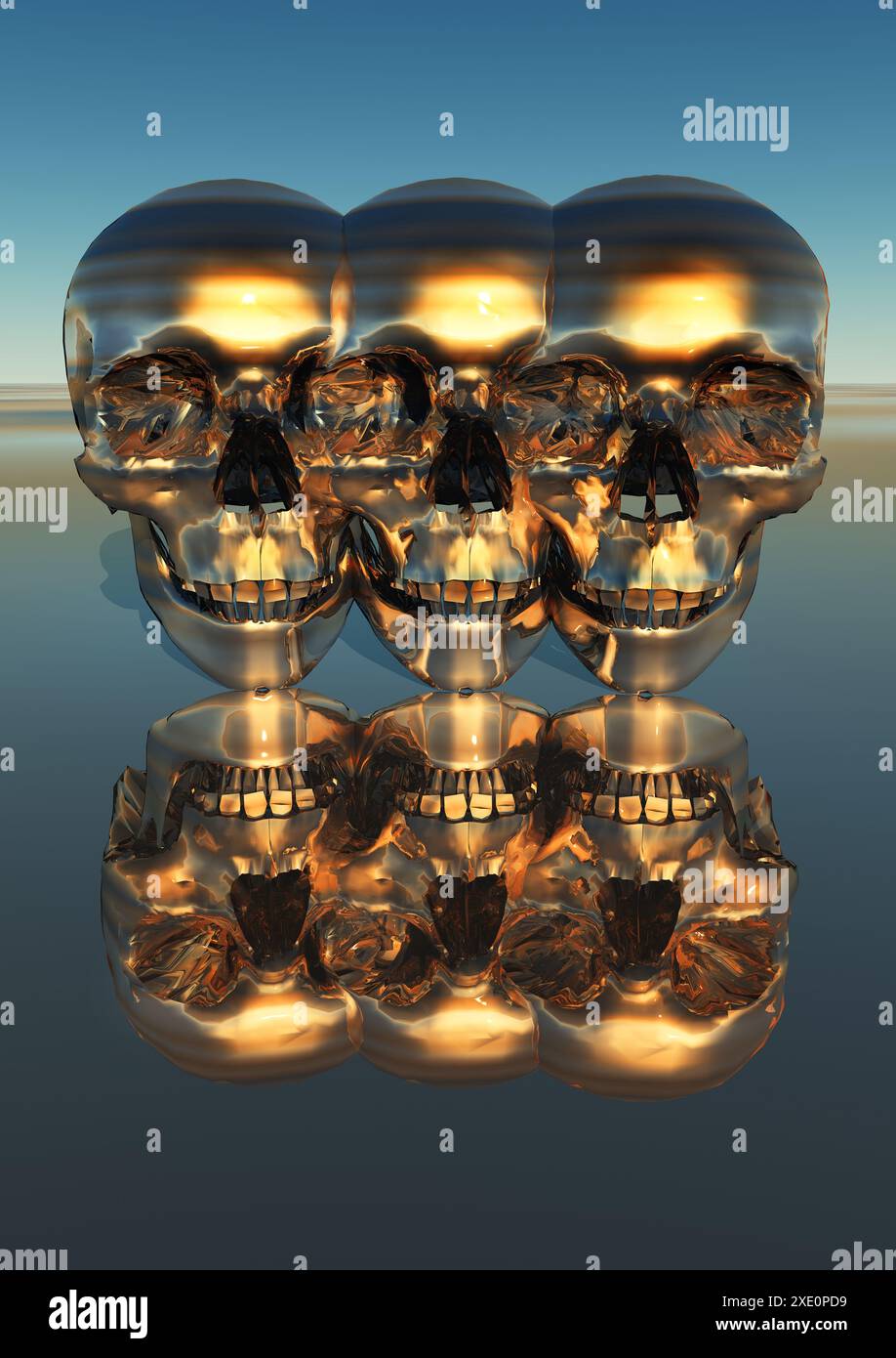 Cybernetic skulls hi-res stock photography and images - Alamy