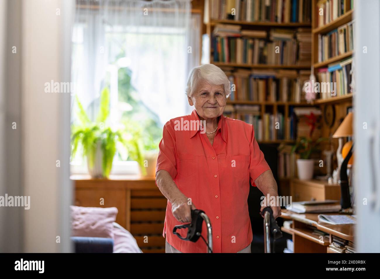 Female active walker effort hi-res stock photography and images - Alamy