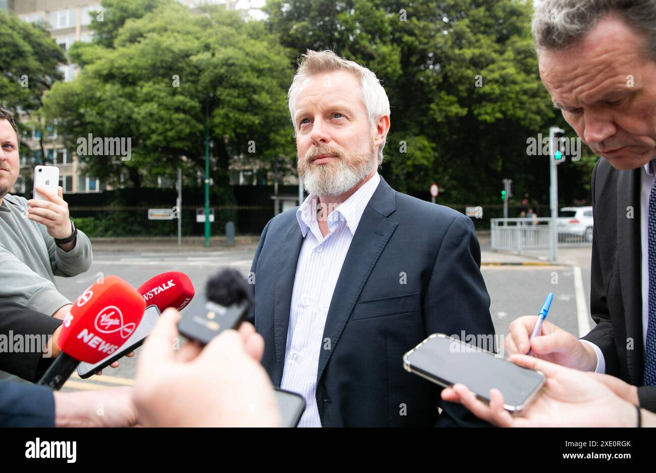 Irish Air Line Pilots' Association (Ialpa) president Mark Tighe arrives ...