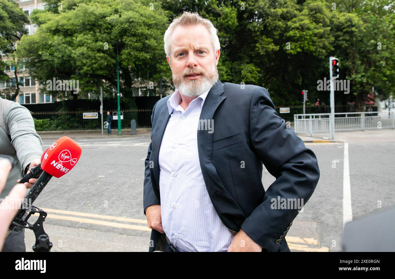 Irish Air Line Pilots' Association (Ialpa) president Mark Tighe arrives ...