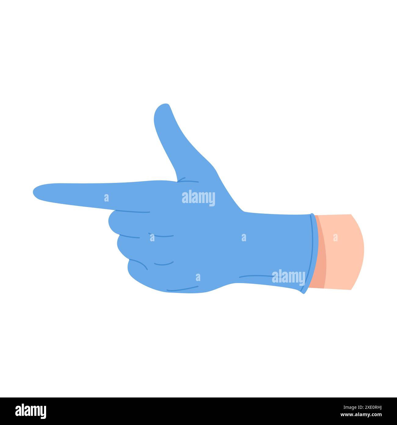 Cartoon arm rubber glove Stock Vector Images - Alamy