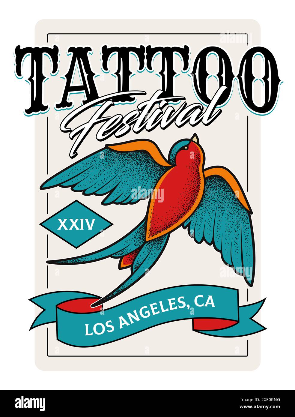 Vintage dotwork tattoo design Cut Out Stock Images & Pictures - Alamy