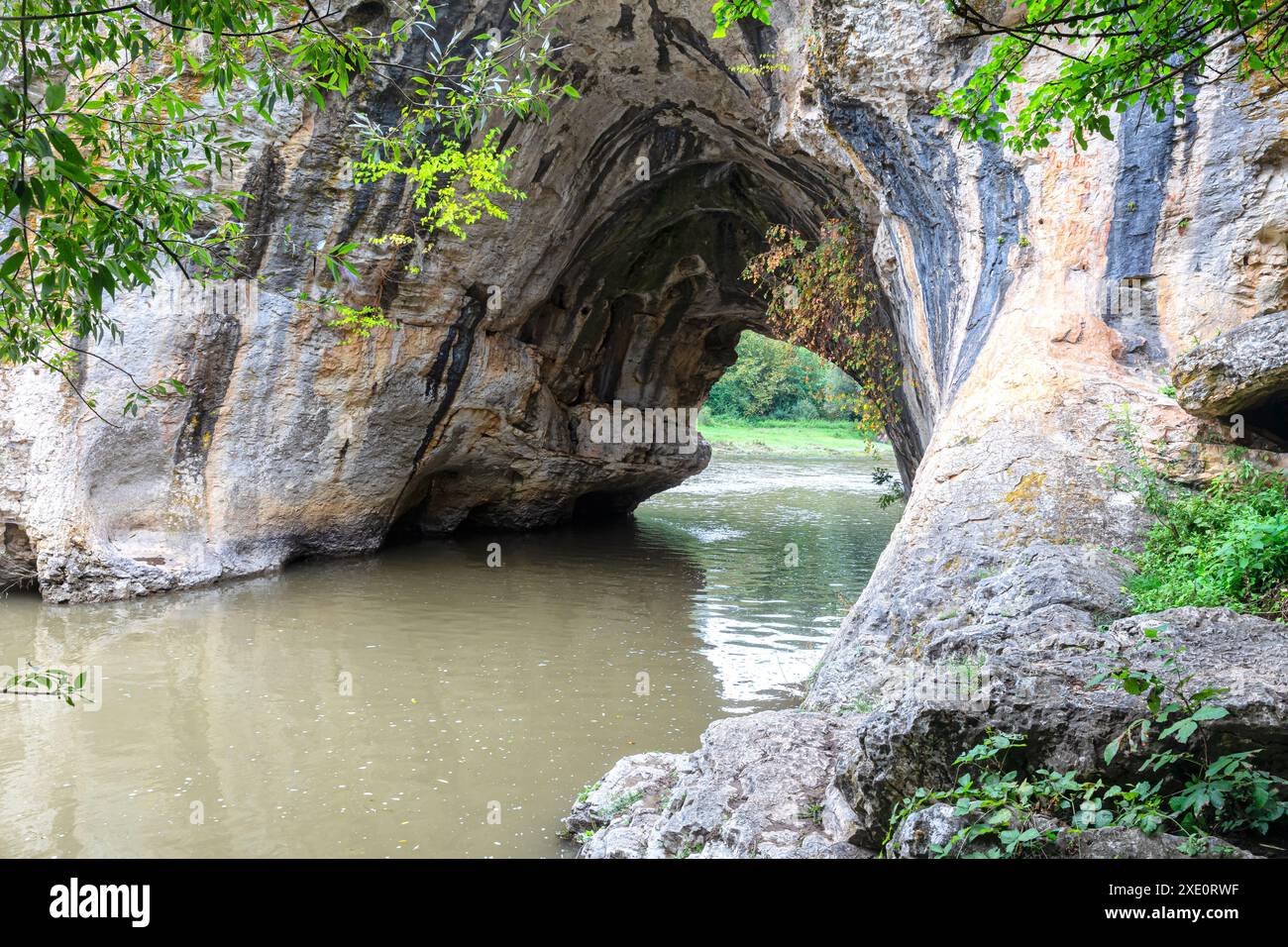 The arch of Vit river, Uglen village, Bulgaria Stock Photo - Alamy