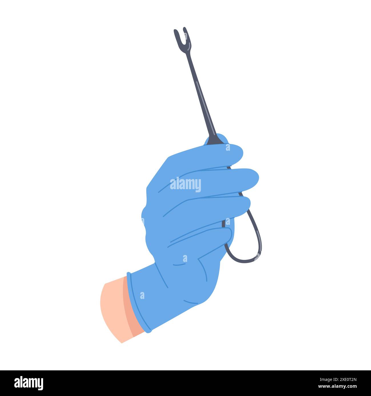 Surgeons hand in blue Stock Vector Images - Alamy