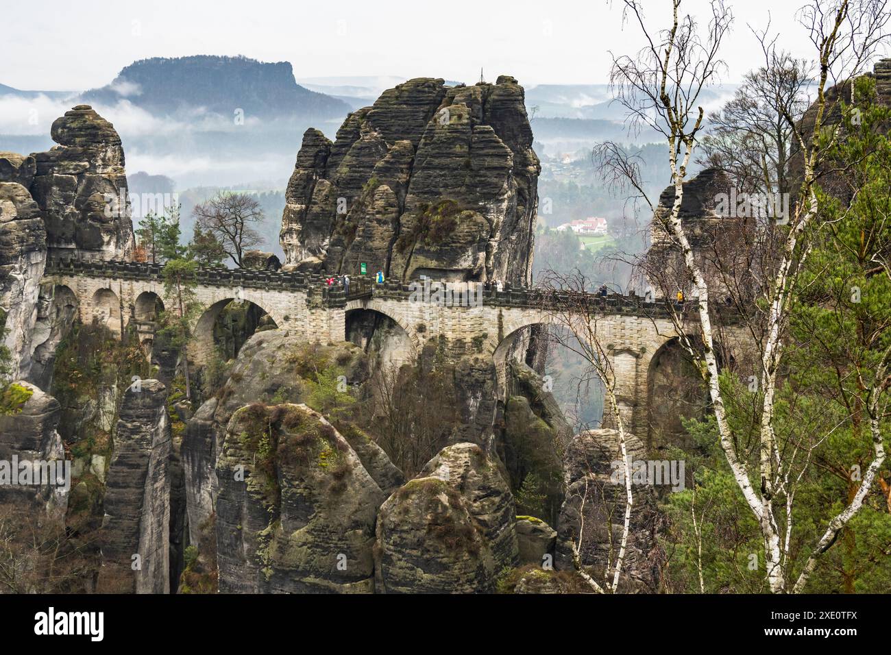 Saxon switzerland bridge hi-res stock photography and images - Alamy