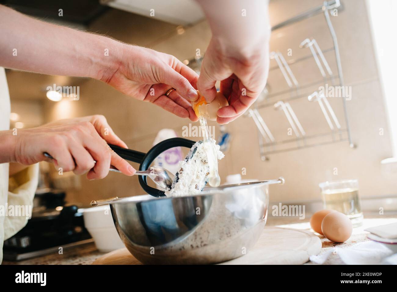Woman eating man cooking hi-res stock photography and images - Alamy