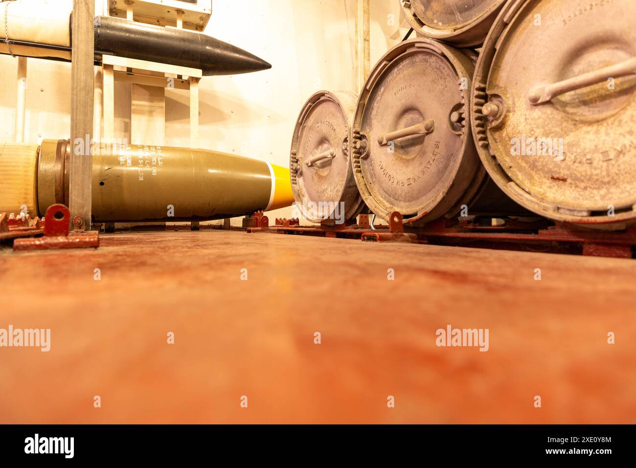 Wilmington, NC / USA - June 22, 2024: Canisters for the AP Mark 8 16 ...