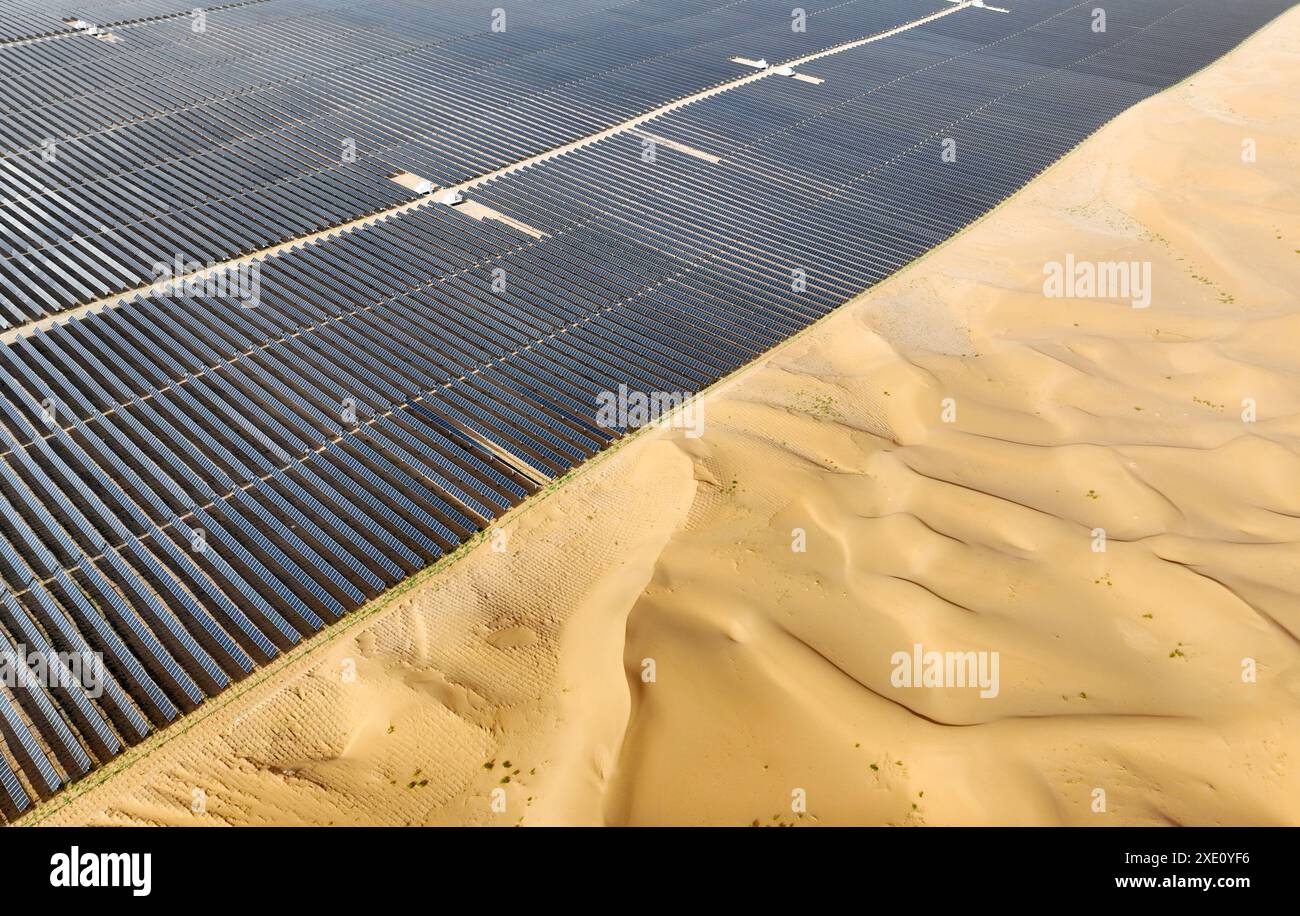 ZHONGWEI, CHINA - JUNE 25, 2024 - Photo taken on June 25, 2024 shows a ...