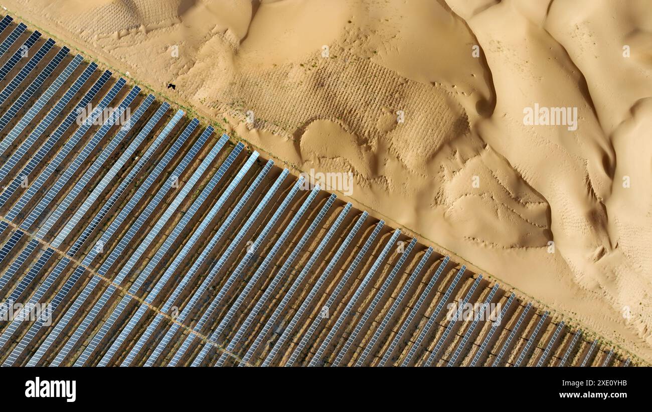 ZHONGWEI, CHINA - JUNE 25, 2024 - Photo taken on June 25, 2024 shows a ...