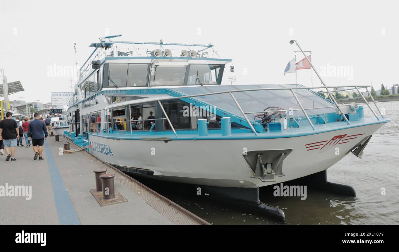 Ship in Hamburg, Germany Stock Photo - Alamy