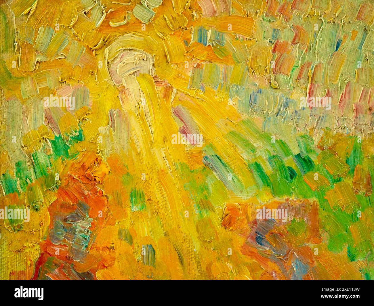 Rihard Jakopič (Slovene Impressionist) - The Sun Stock Photo - Alamy