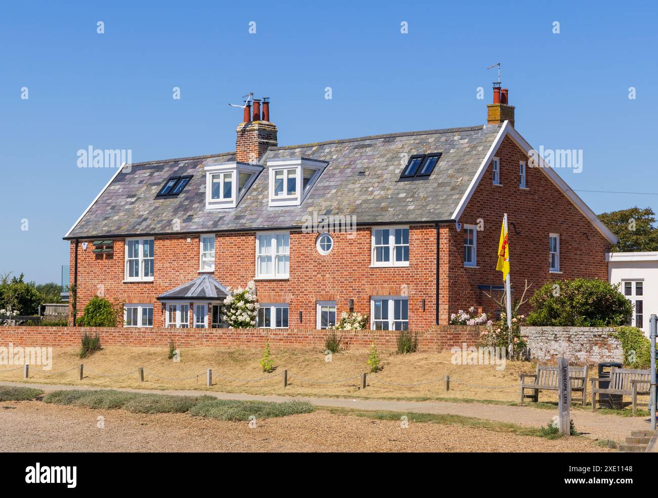 Quay View, a waterside holiday home on Orford Quay. Suffolk. UK Stock ...