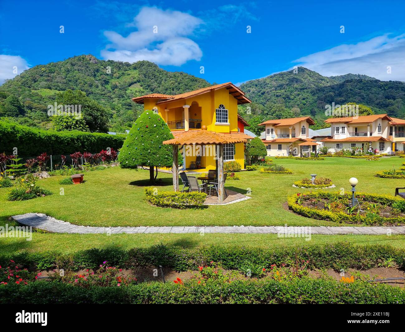 Panama, Boquete, Alto Lino, mountain summer residences Stock Photo - Alamy