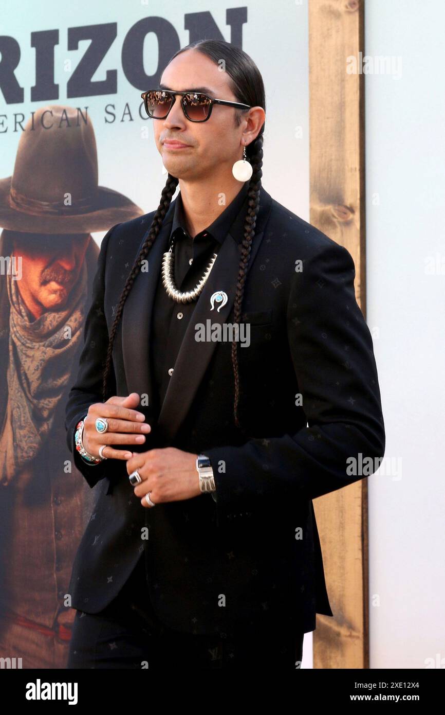 Tatanka Means at arrivals for HORIZON: AN AMERICAN SAGA CHAPTER 1 ...