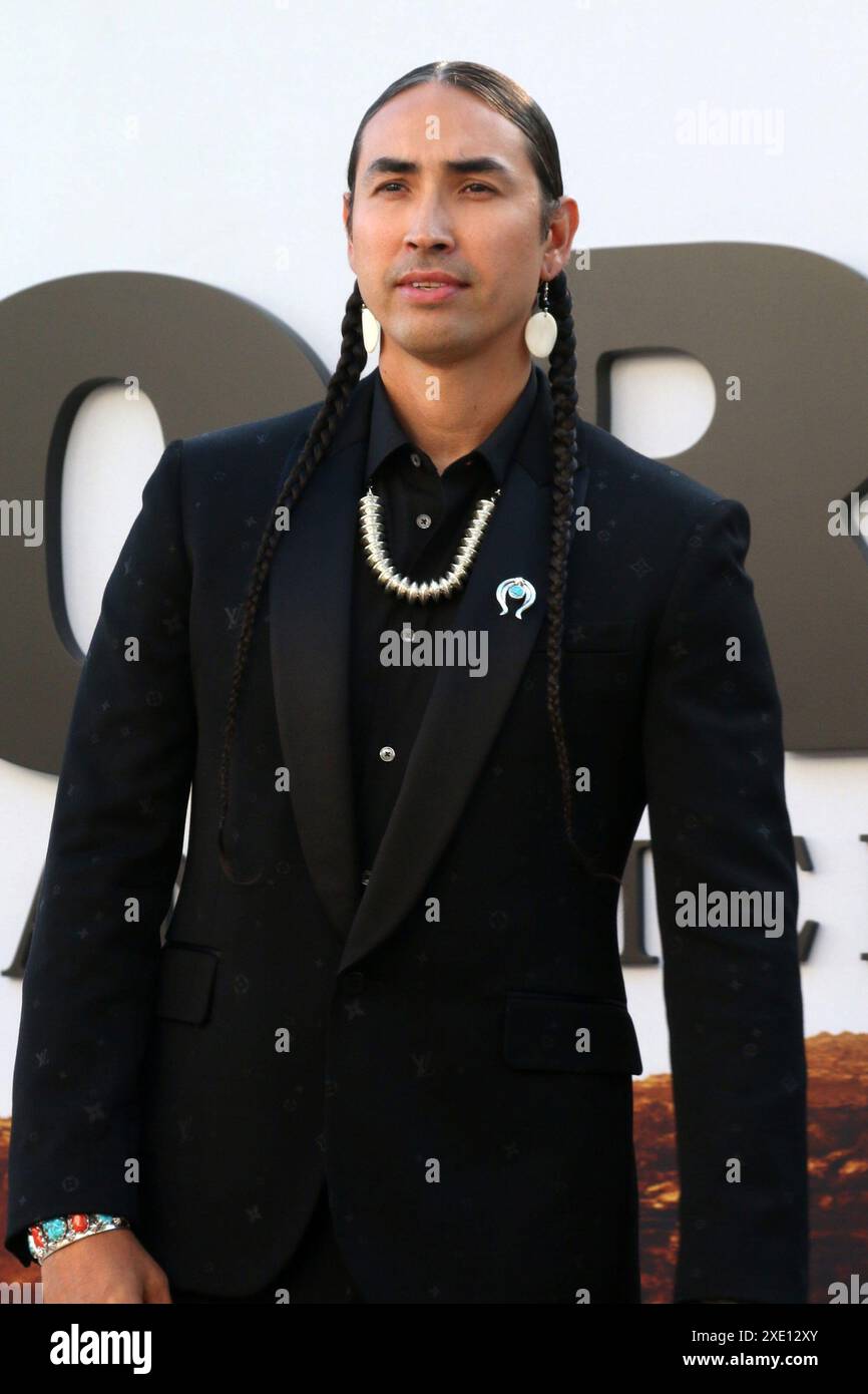 Tatanka Means at arrivals for HORIZON: AN AMERICAN SAGA CHAPTER 1 ...