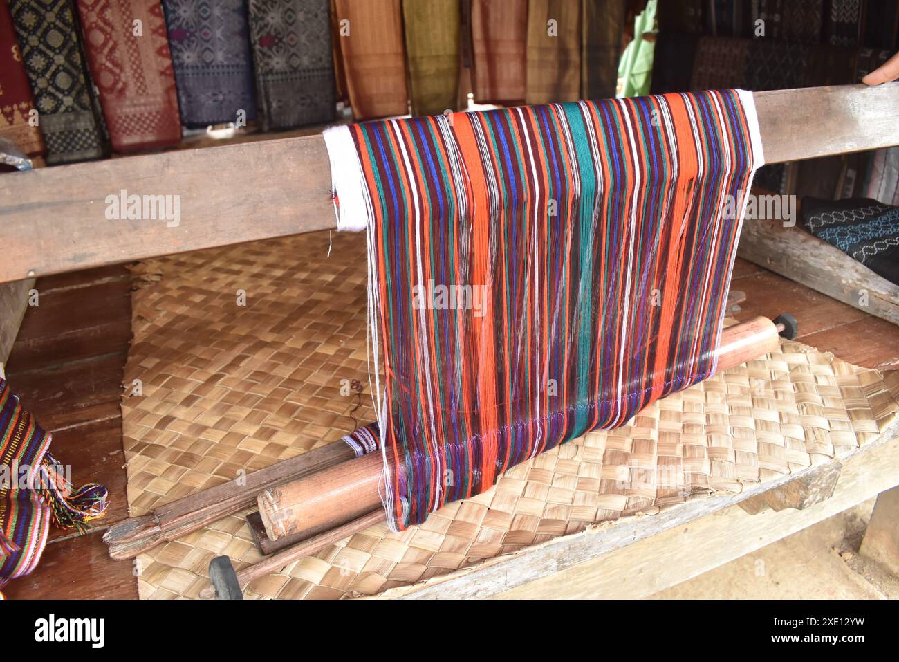 learn to weave traditional cloth typical of the Sasak tribe in Sade ...