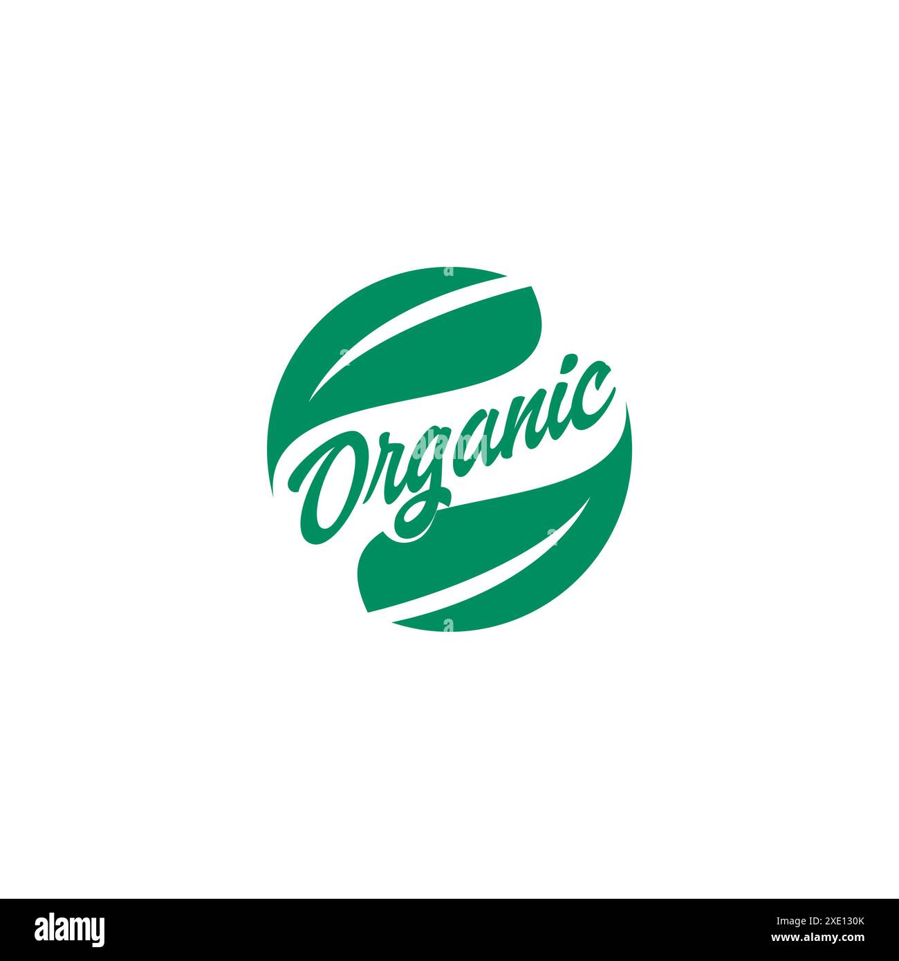 Organic Food Logo Vector. Leaf Organic Design Stock Vector Image & Art ...