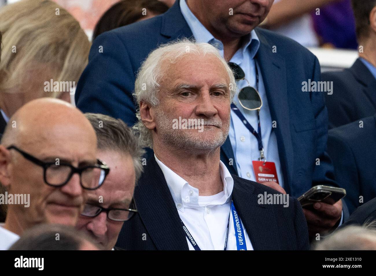 Rudi Voeller (Deutschland, Sportdirektor)GER, Germany (GER) vs. Ungarn ...