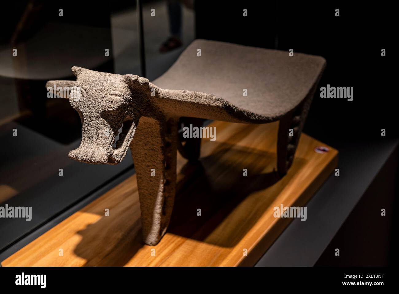 Stone Pre-columbian artefacts, Pre-Columbian Gold Museum, San Jose ...