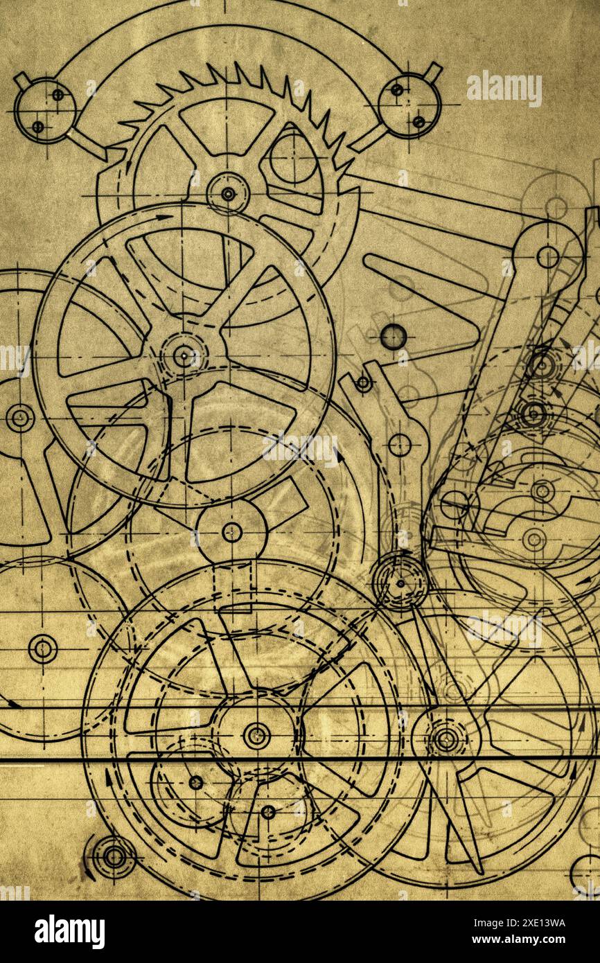 Antique architecture diagram hi-res stock photography and images - Alamy