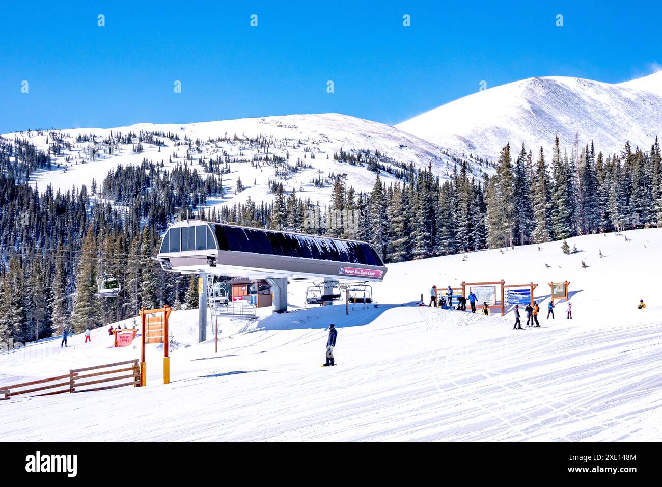 Scenic views around breckenridge colorado skiresort town Stock Photo ...