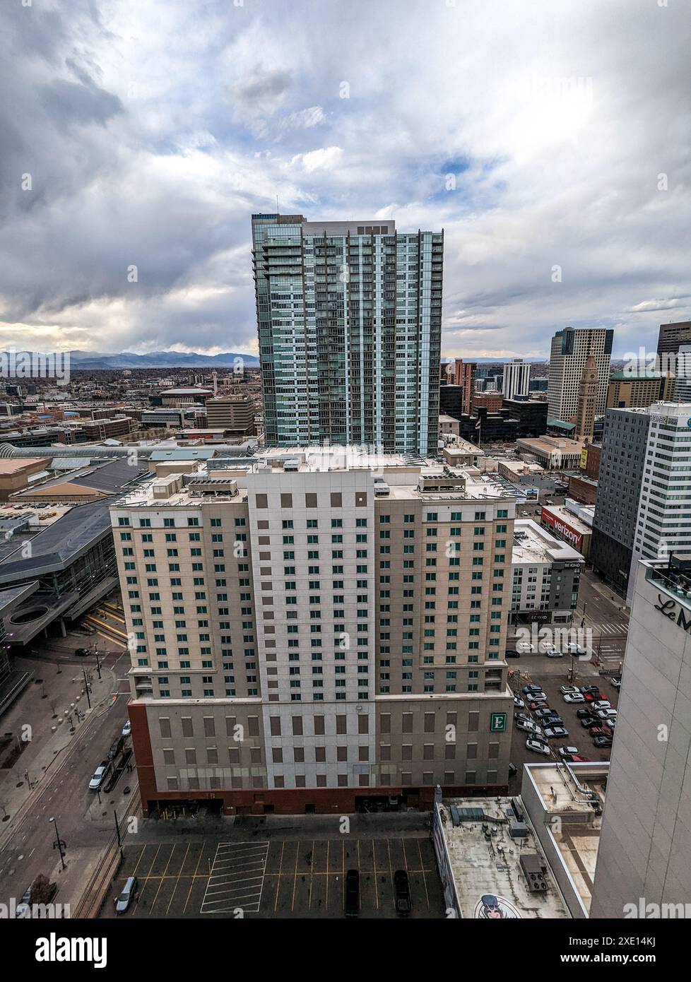 Denver downtown city and street scenes in april Stock Photo - Alamy