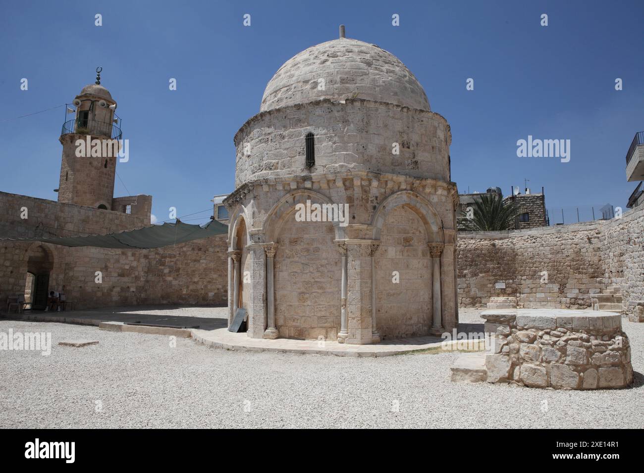 The Aedicule of the Chapel of Ascension on top of Mount Olives, it was ...