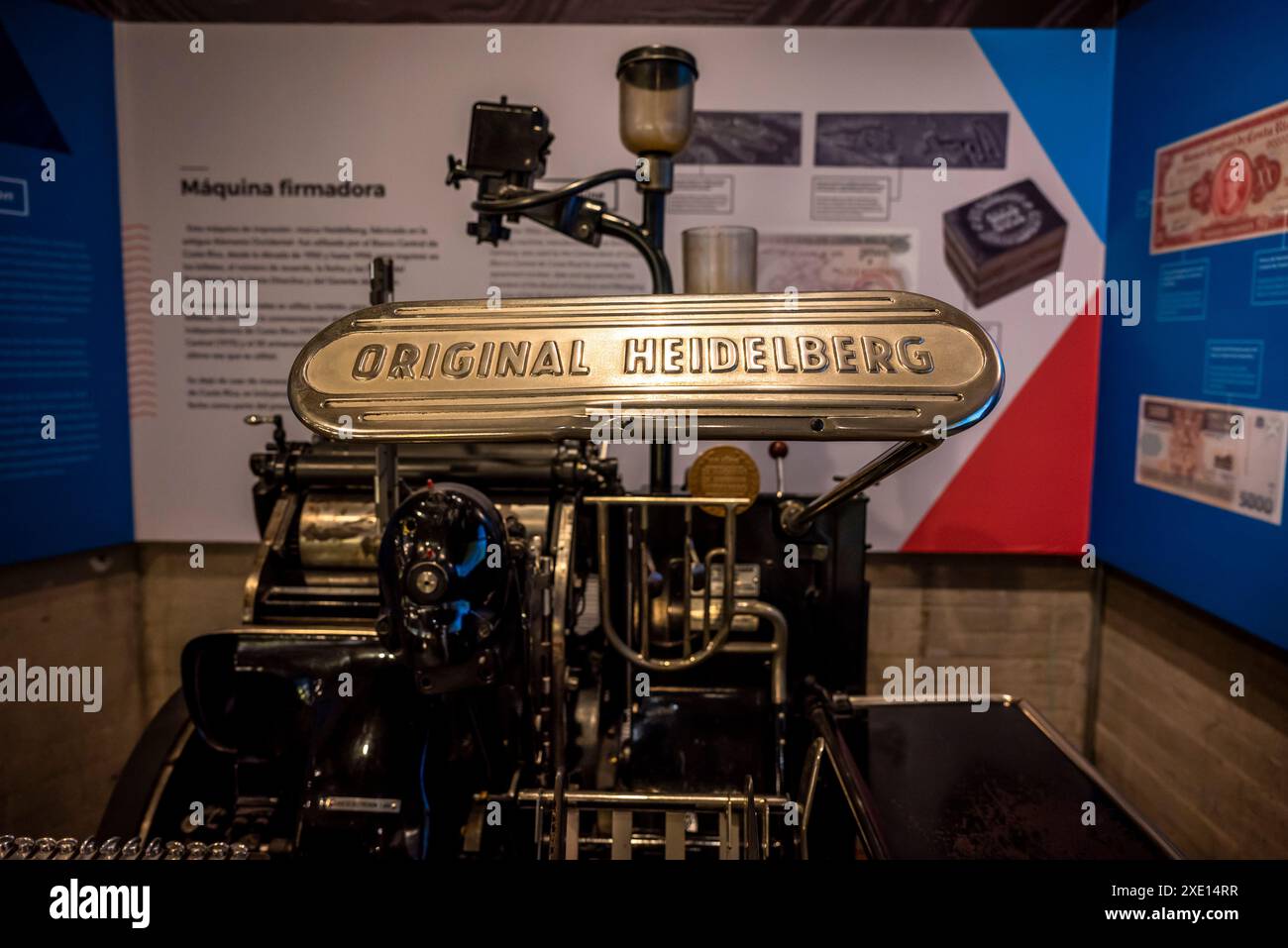 Heidelberg coin machine, Exhibit in (National Coin Museum), San Jose ...
