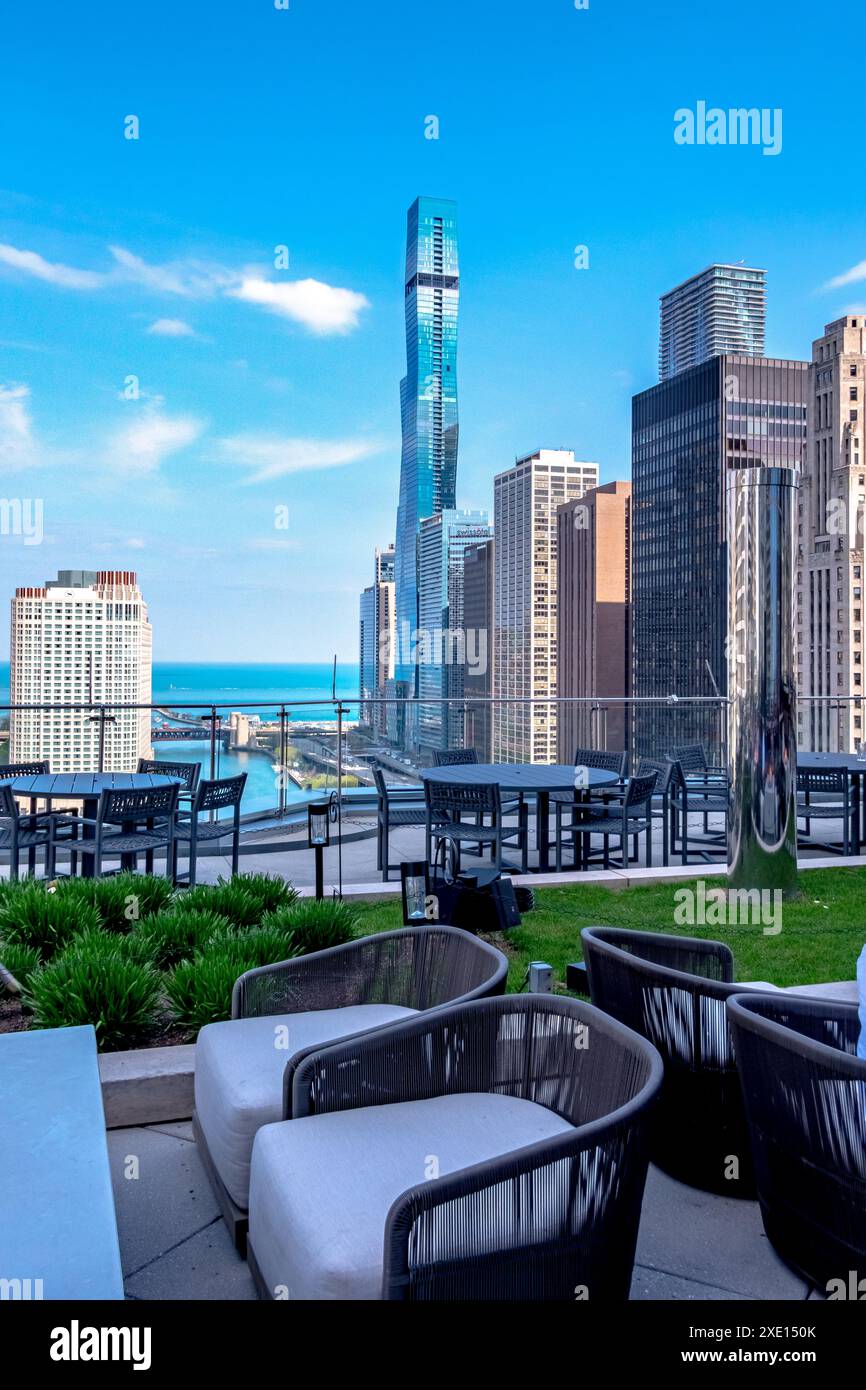 Chicago Illinois downtown scenes and architecture Stock Photo - Alamy