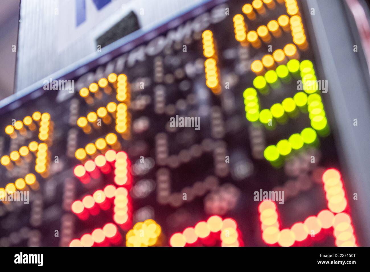 High school wrestling competition abstract in large gym venue Stock ...