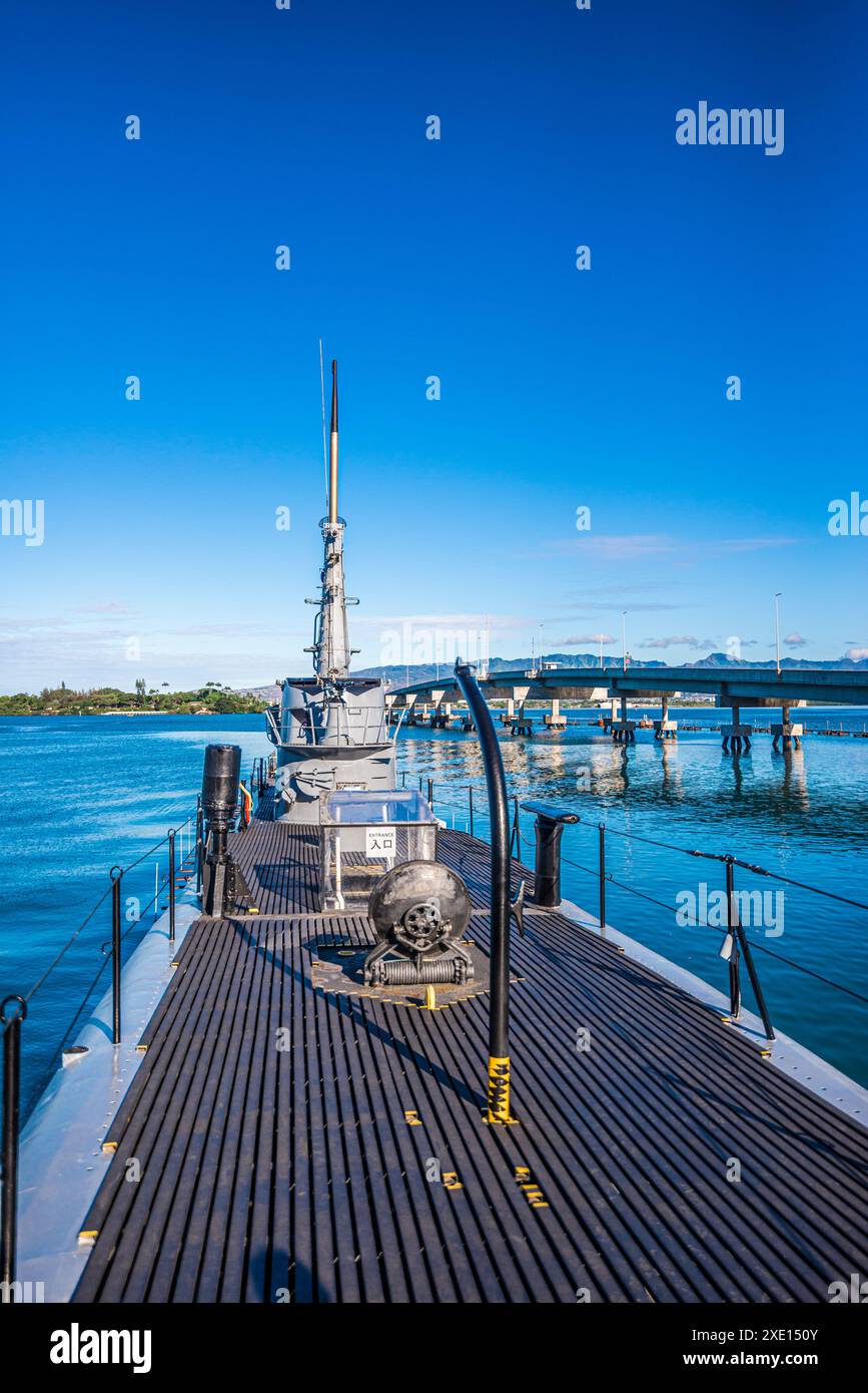 USA, HAWAII - June 23, 2022: USS Bowfin Submarine and Admiral Clarey ...