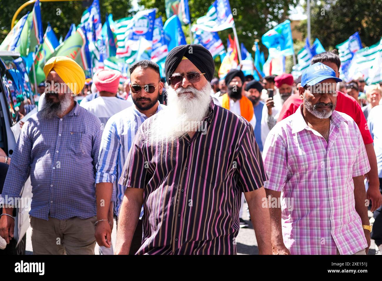 Latina, trade unions in the square with the Indian community to say no ...