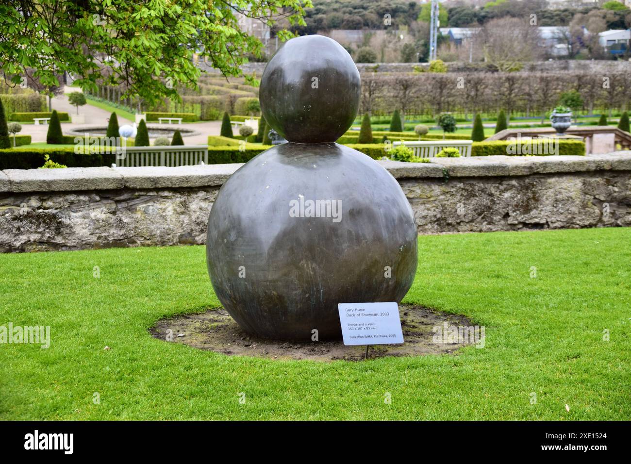 Irish Musum of Modern Art Exhibit, in the Gardens at the Royal Hospital ...