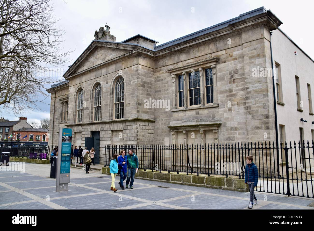 The outside of Kilmainham Gaol Museum Stock Photo - Alamy