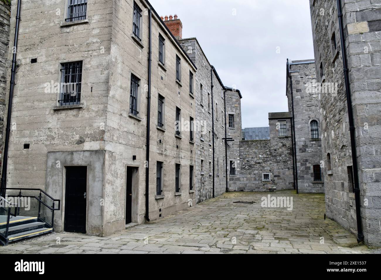The Courtyard at Kilmainham Gaol Museum Stock Photo - Alamy