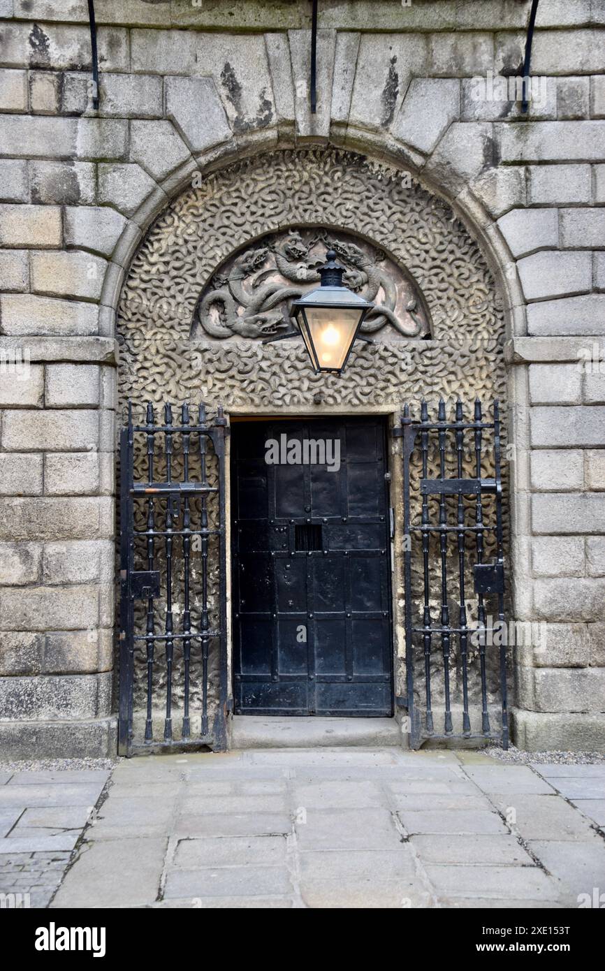 Metal Doors at Kilmainham Gaol Museum Stock Photo - Alamy