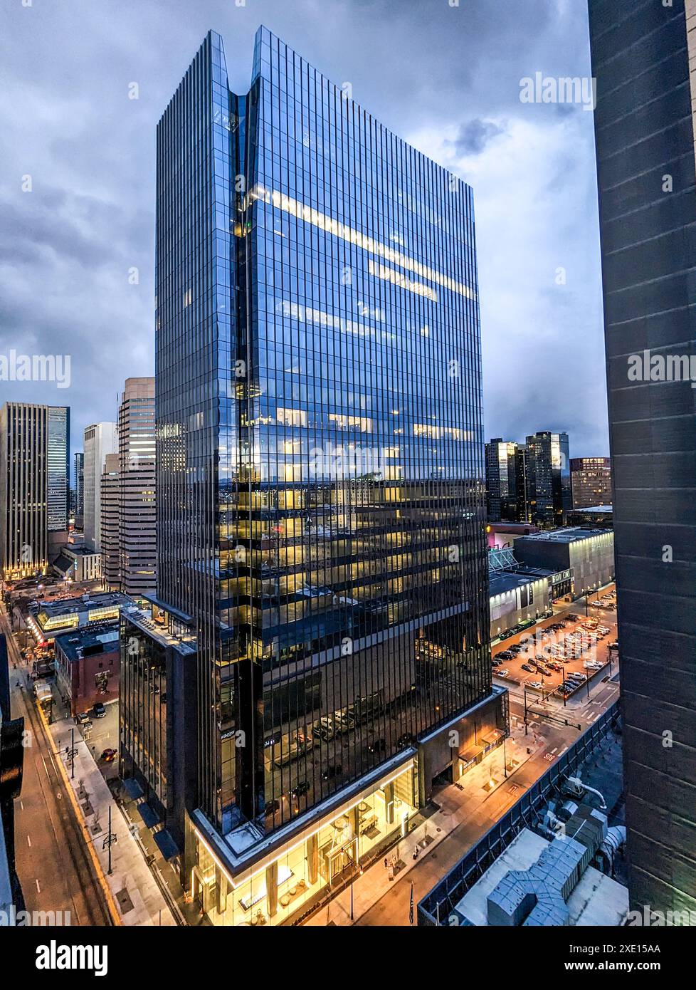 Denver downtown city and street scenes in april Stock Photo - Alamy