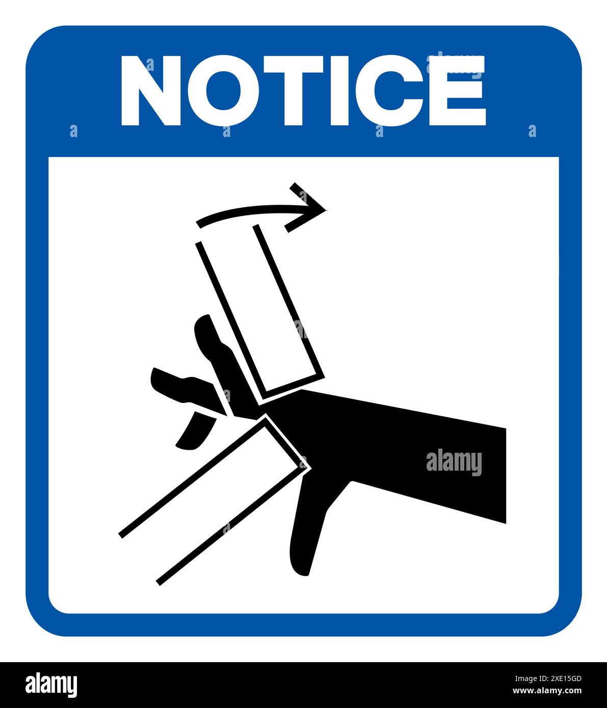 Caution Hand Crush Pinch Point Symbol Sign, Vector Illustration ...