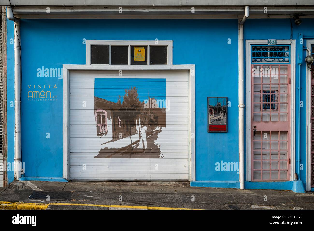 Street art in Historical residential neighbourhood of San Jose, Costa ...