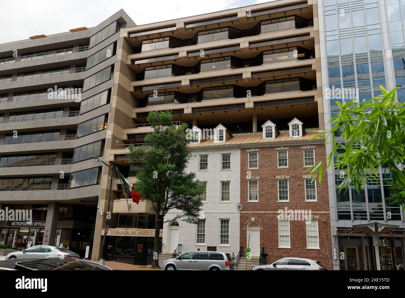 Smaller older buildings (brick and tiled) in Washington DC completely ...